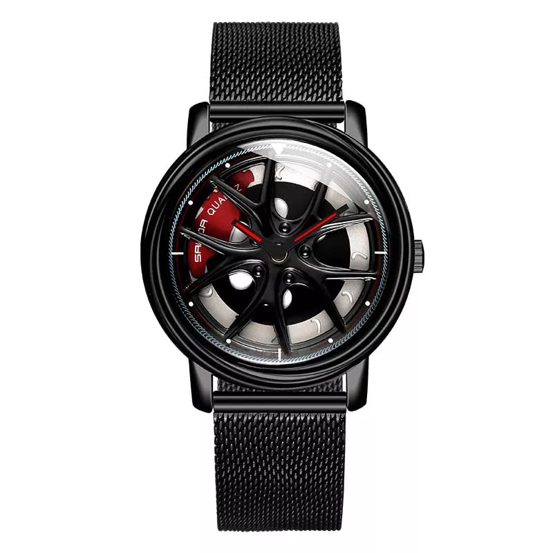 Buy DYLS Rotating Dial Car Wheel Watch for Men at Amazon.in