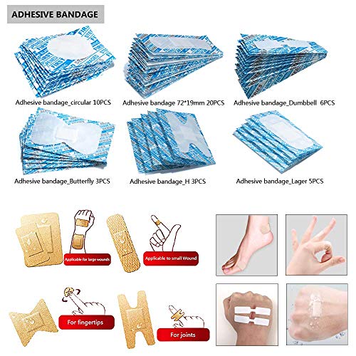 deftget First Aid Kit Survival Tools Box IFAK Medicine Emergency Bag ...