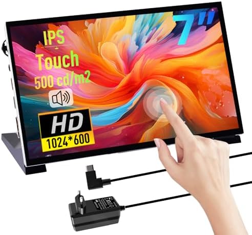 LUCKFOX for Raspberry Pi Screen 7 Inch HDMI Touchscreen for Raspberry ...