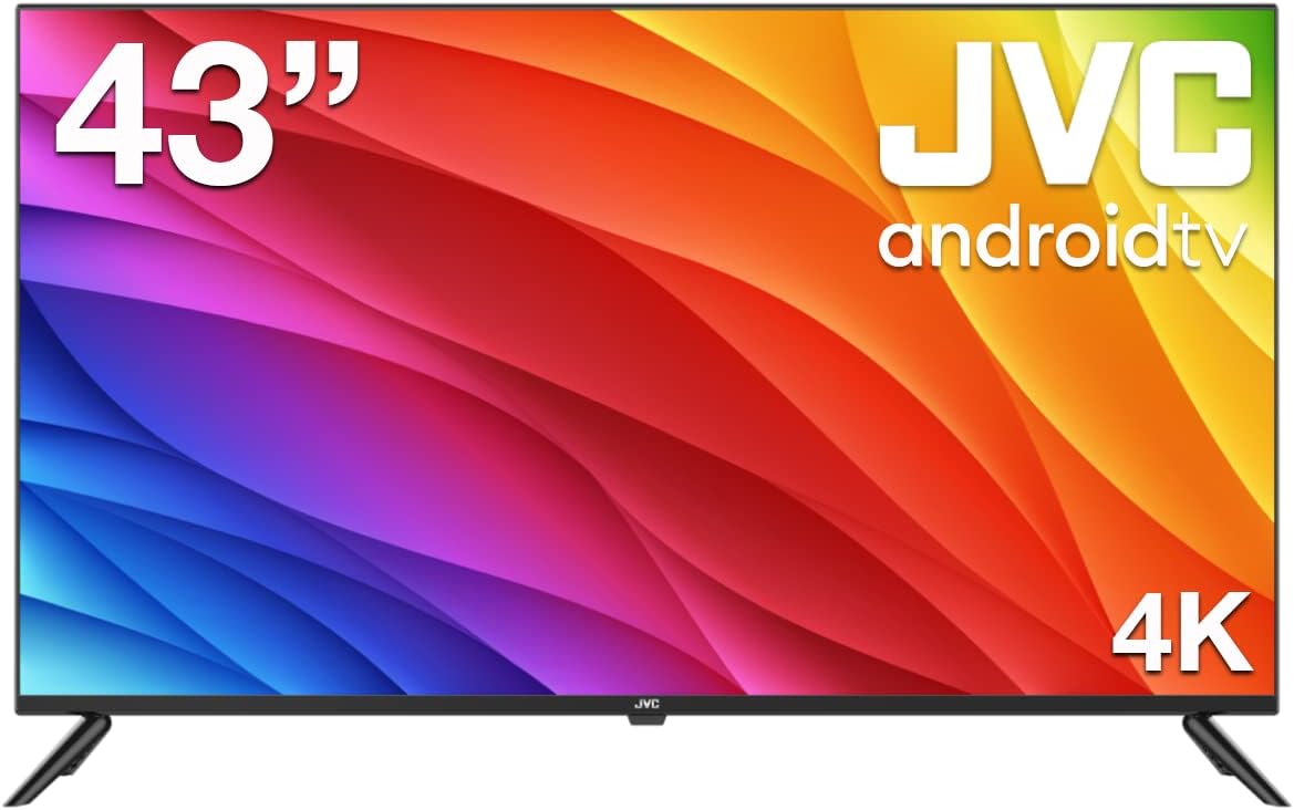 JVC 43 Inch Smart TV, 4K UHD (Ultra High-Definition) Edgeless Display, Smart Remote Control with ...