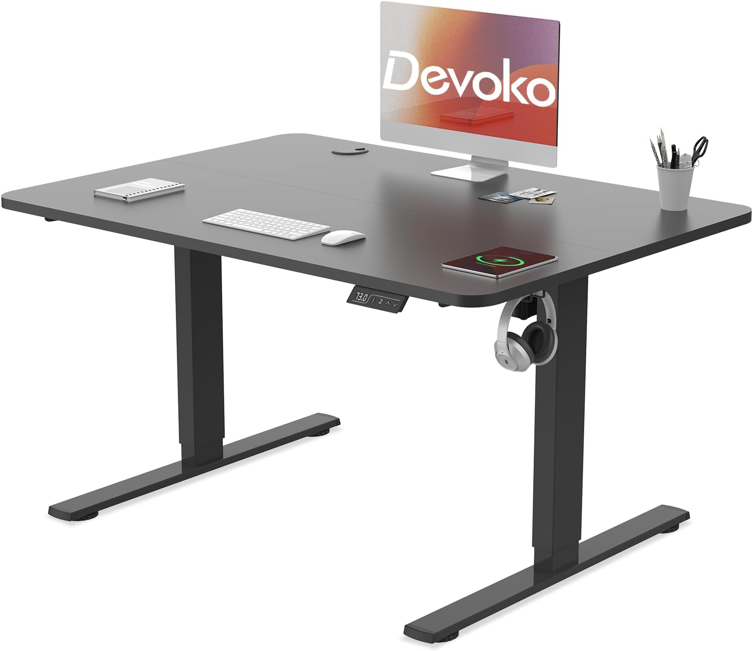 Devoko Electric Standing Desk 100x60cm Sit Stand Table Height ...