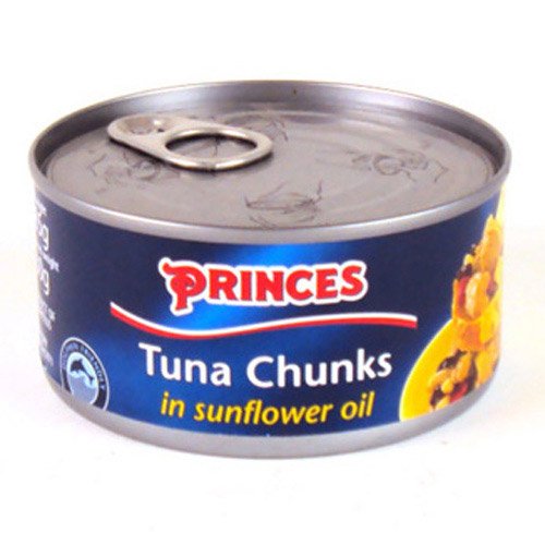 Amazon.com: Princes Tuna Chunks in Sunflowr Oil 185g : Grocery ...