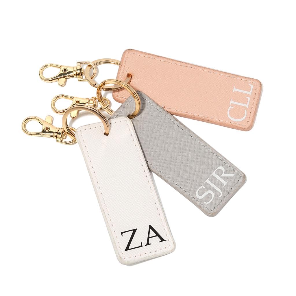 Crafted Memories® Personalised Keyring, Monogrammed Key Ring, Initials ...