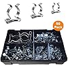 50 x Assorted Tool Spring Terry Clips Heavy Duty Storage/Shed Garage ...