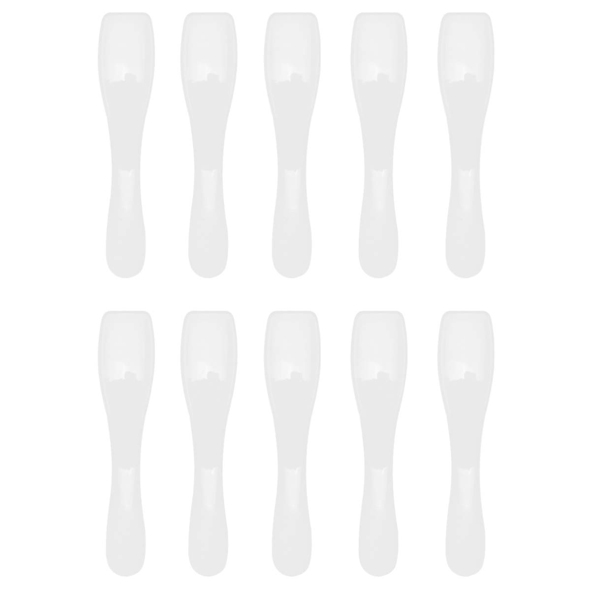 Amazon.com: 100pcs Cosmetic Spatula silicone scraper tool silicone ...