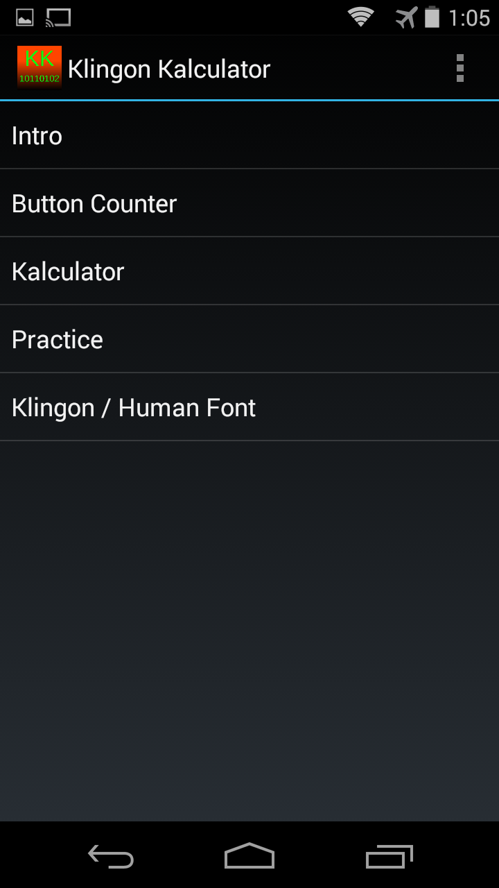 Klingon Calculator - App on Amazon Appstore