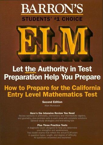 Amazon.com: How to Prepare for the California Entry Level Mathematics ...