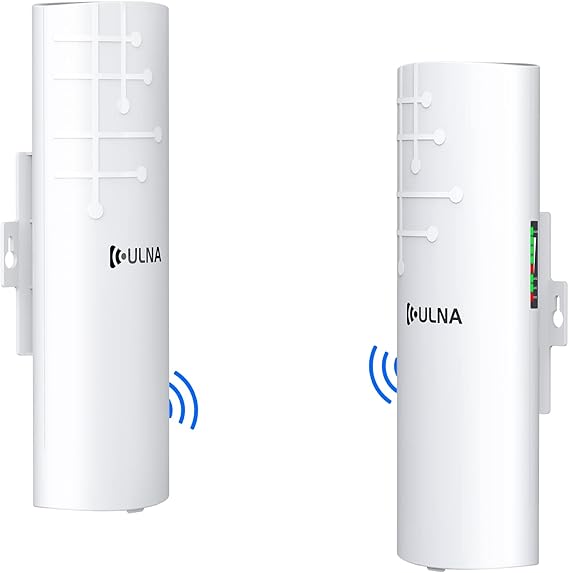 Amazon.com: Point to Point Wireless Bridge Outdoor, ULNA 5.8G Long Range WiFi Bridge Kit CPE ...