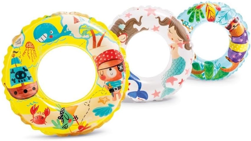 Intex 59242NP - Swim ring, diameter 61 cm, Assorted Colors : Amazon.co ...
