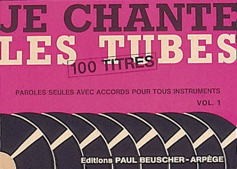 JE CHANTE LES TUBES 1 - PAROLES ET ACCORDS | Amazon.com.br