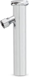 Amazon.com: 17GA Chrome Brass Trap Primer Tailpiece 1-1/2" x 8" Direct ...
