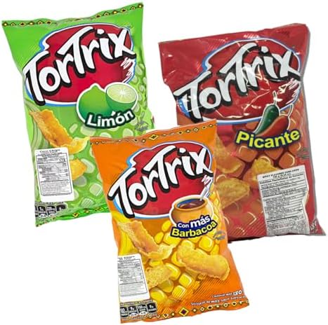 Amazon.com: Tortrix Paquete variado de chips de maíz BBQ | Limon ...