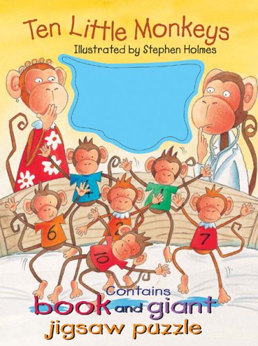 Ten Little Monkeys: Contains book and giant jigsaw puzzle: Holmes ...