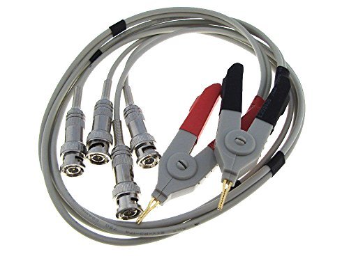 HQ LCR Meter Cable w/ 4 BNC Connectors kelvin clip SMD: Amazon.com ...