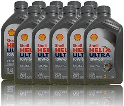 Shell 10W-60 Helix Ultra Racing - 10W60 10x1 Liter : Amazon.it: Auto e Moto