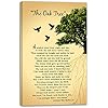 Amazon.com: The Oak Tree Poem Wall Art, Inspirational Canvas Print Wall ...