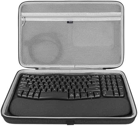 Geekria Keyboard Carrying Case, Hard Shell Travel Carrying Keyboard ...