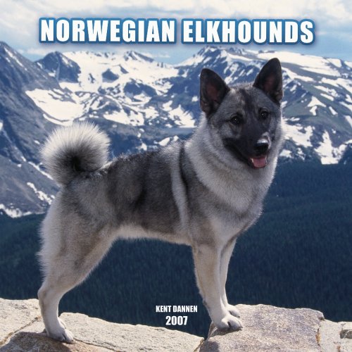 Amazon.co.jp: Norwegian Elkhounds 2007 Calendar : 文房具・オフィス用品