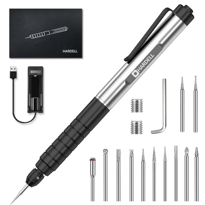 Snapklik.com : HARDELL Engraving Pen For DIY, Rechargeable Mini ...