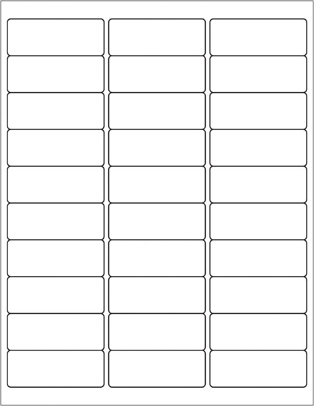 LabelMore 30 up Labels 1" X 2-5/8" Shipping Labels Self Adhesive for ...