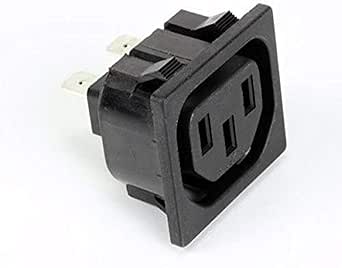 Amazon.com: Pitco PP11337 Snap In Receptacle, 10 Amp 250 Volt : Appliances