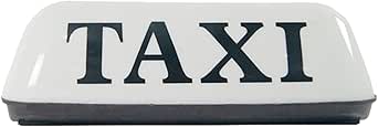 Car Top Taxi Sign - LED Roof Light Cab Indicator, Magnetic Mounting ...