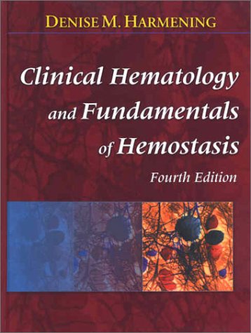 Clinical Hematology and Fundamentals of Hemostasis: 9780803607835 ...