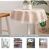 Amazon.com: Hpxrom Round Lattice Small Tablecloth Cotton Linen Light ...