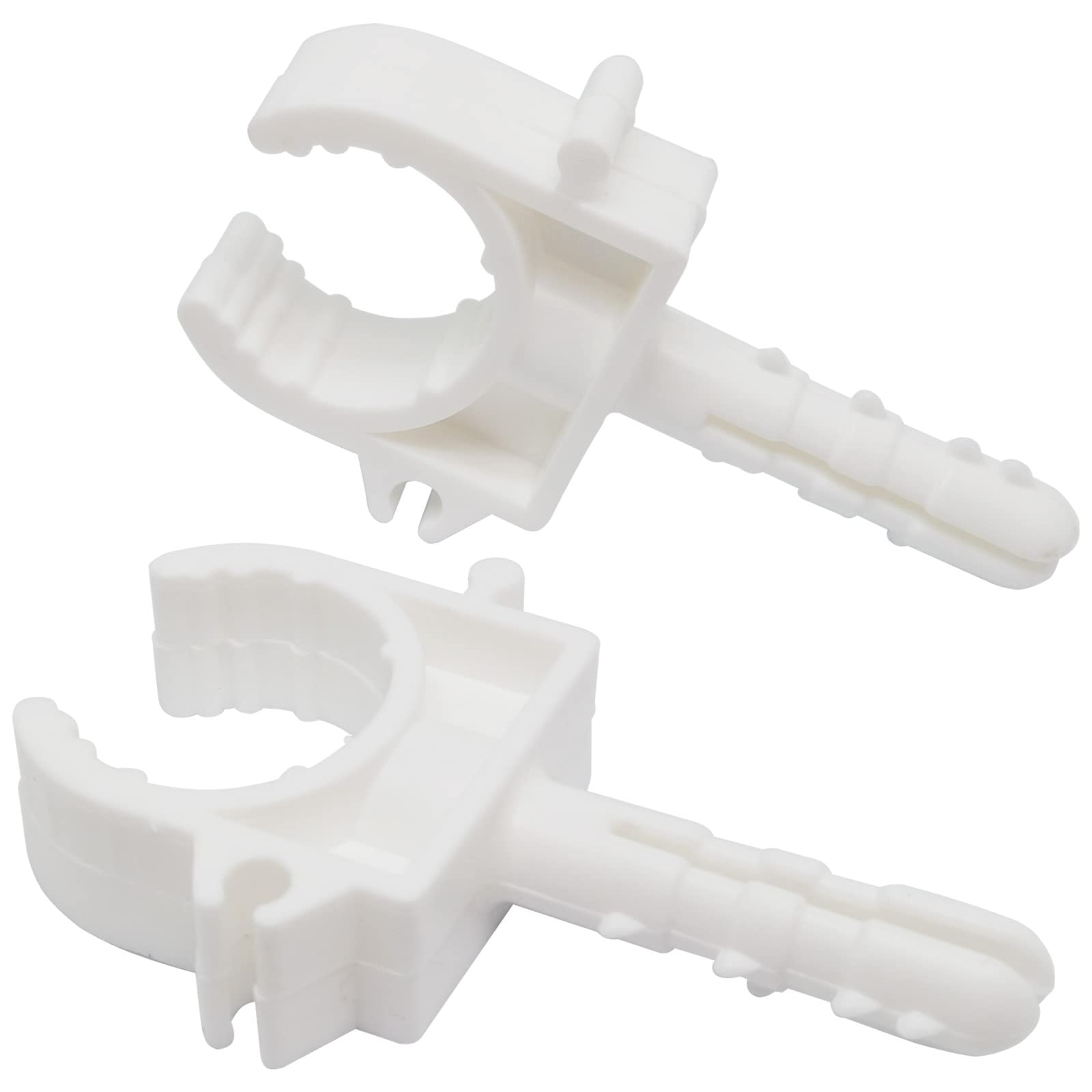 Buy 20pcs White 20mm/0.79inch U-Shaped PPR Water Pipe Clamps With Wall ...