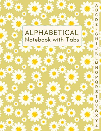 Alphabetical Notebook with Tabs: A to Z Notebook with Alphabet Index ...