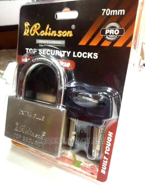 Rolinson High Security Door Lock, Four Keys - 70mm Pack of 1 : Amazon ...