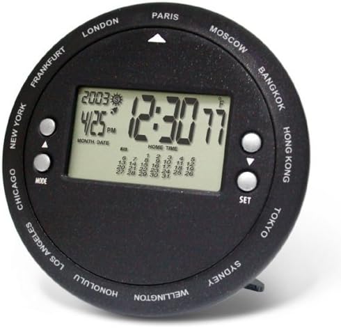 Amazon.com: Bedol Hand Held All-World Timepiece: 18 time Zones/Black ...