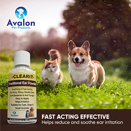 Avalon CLEARIT 20G EAR MITE, WAX, CANKER, FUNGAL & YEAST TREATMENT ...