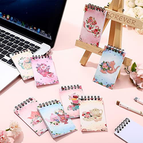Snapklik.com : 24 Packs Mini Tea Party Notebooks Floral Tea Time Party ...