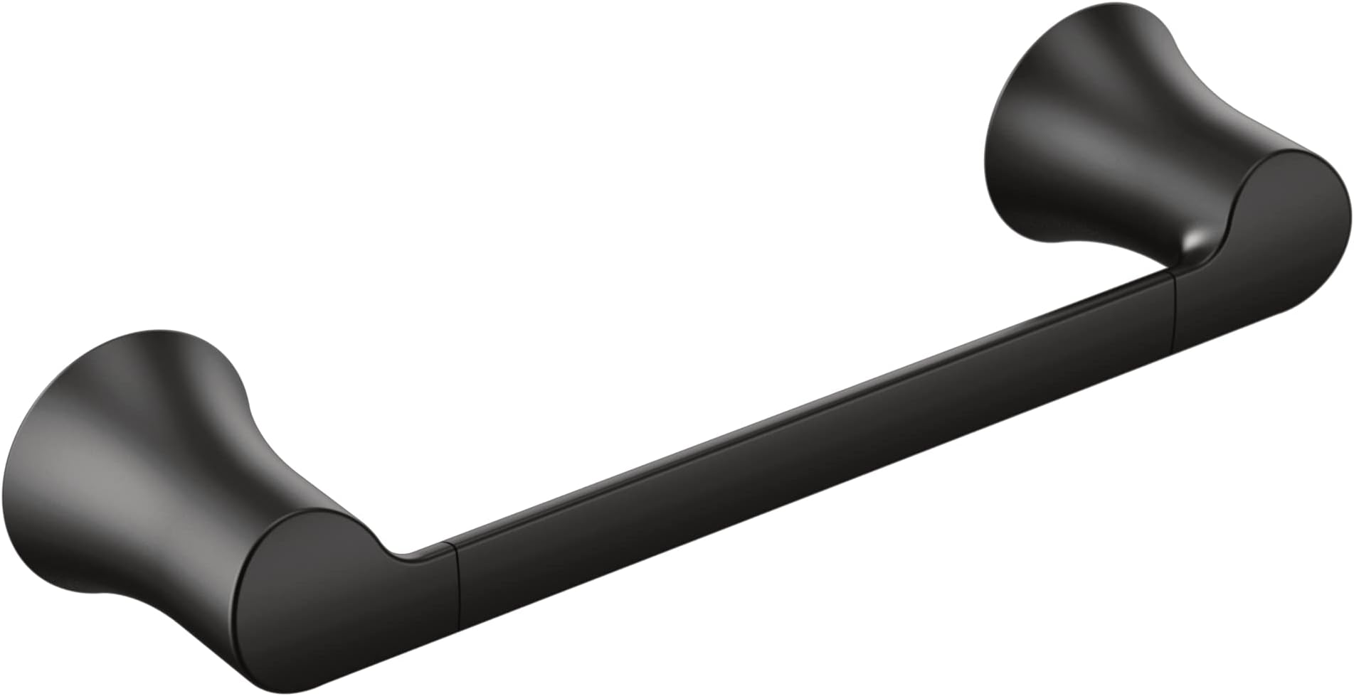 Moen Genta LX Matte Black Modern 24-Inch Single Kitchen or Bathroom ...