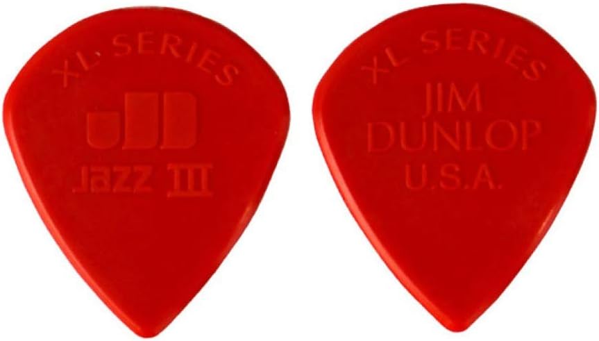 Amazon | Jim Dunlop Jazz III XL Nylon Jazz Pick 12枚セット ナイロンジャズ 3 ( スリー ...