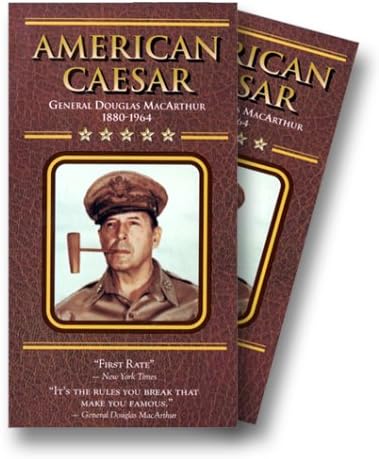 Amazon.com: American Caesar - General Douglas MacArthur [VHS] : Macarthur, Douglas: Movies & TV