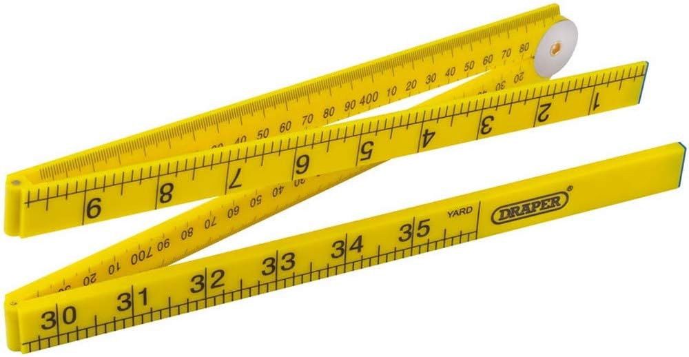 FSCXFY1ME Yellow ABS Nylon Rule 1m / 39in : Amazon.co.uk: DIY & Tools