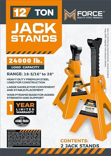12 Ton Jack Stand by Mforce : Amazon.in: Car & Motorbike