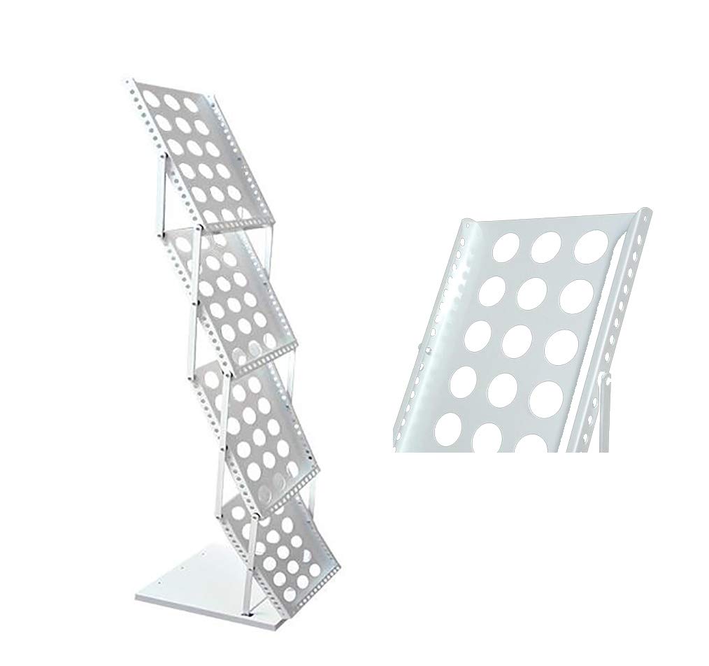Buy A4 Folding Brochure Display Stand Portable Single Sided 4 Layers ...