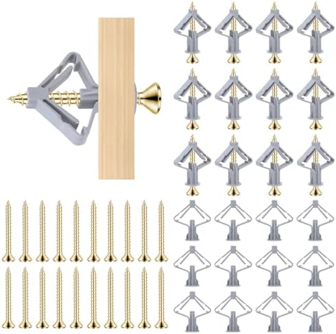 188 Pcs Screws And Wall Plugs Set, Anchor Bolts Assorted,Heavy Duty ...