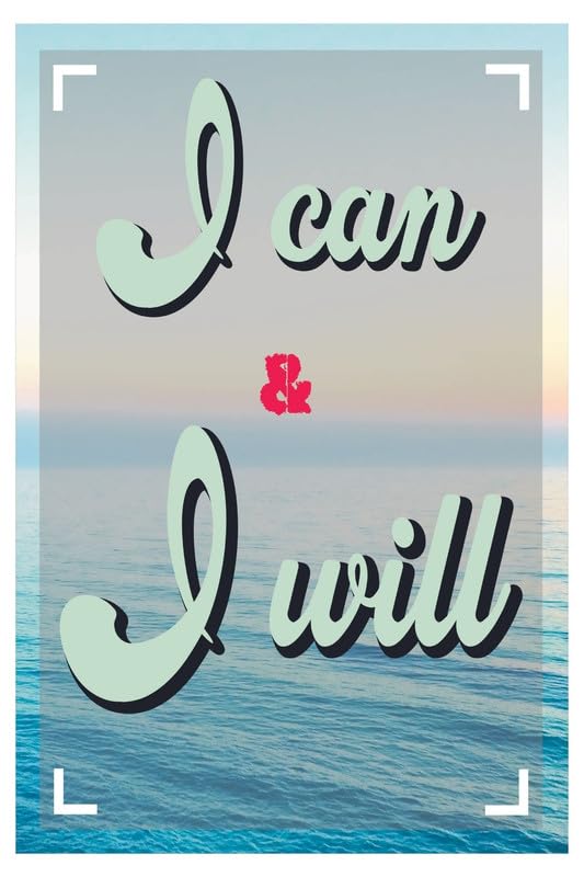 Go Green Tale Motivational Quotation Wall Sticker Poster|"I Can & I ...