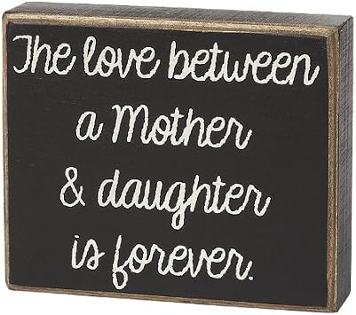 Amazon.com: Collins A Mother and Daughter Decorative Box Sign : Home ...