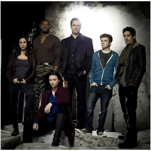 Lexa Doig 8x10 Photo Continuum Victor Webster Rachel Nichols on rocks ...