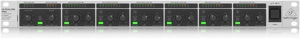 Behringer MX882 V2 Ultralink Pro Ultra-Flexible 8-Channel Splitter ...
