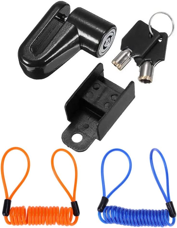 Amazon.com: Disc Lock,YOFUNTLE Disc Brack Lock with 2 Reminder Cable 2 ...
