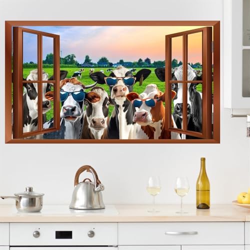Amazon.com: Farm Animal Wall Stickers 3D Farm Wall Mural Decor Farm ...
