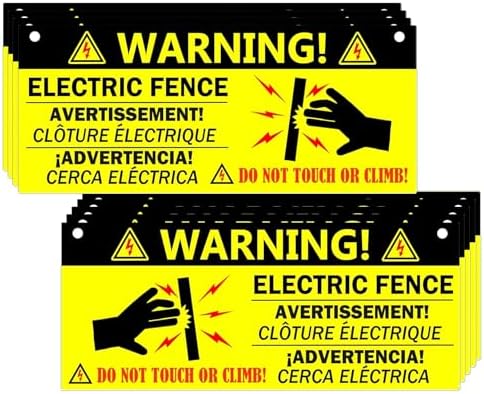 iSigns Warning Signs (Danger Live DC Cable), Pack of 10 Tags, 75x20mm ...