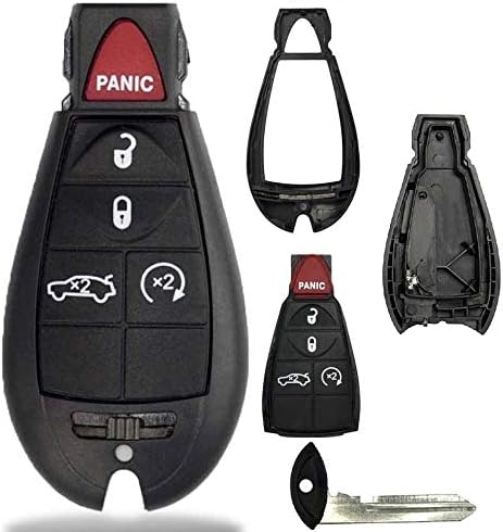 Amazon.com: 2 New Keyless Entry 5 Buttons Remote Start Car Key Fob ...