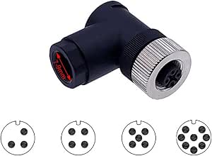 Amazon.com: SJRVMVAE M12 sensor connector 4pin 5pin M12-8 waterproof ...